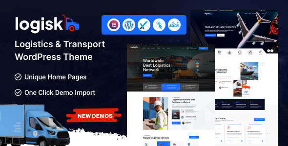 Logisk - Transport & Logistics WordPress Theme by wowtheme7 | ThemeForest